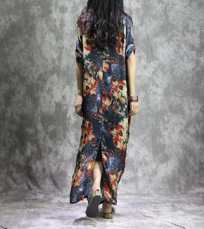 Robe Hippie Florale Nirvana
